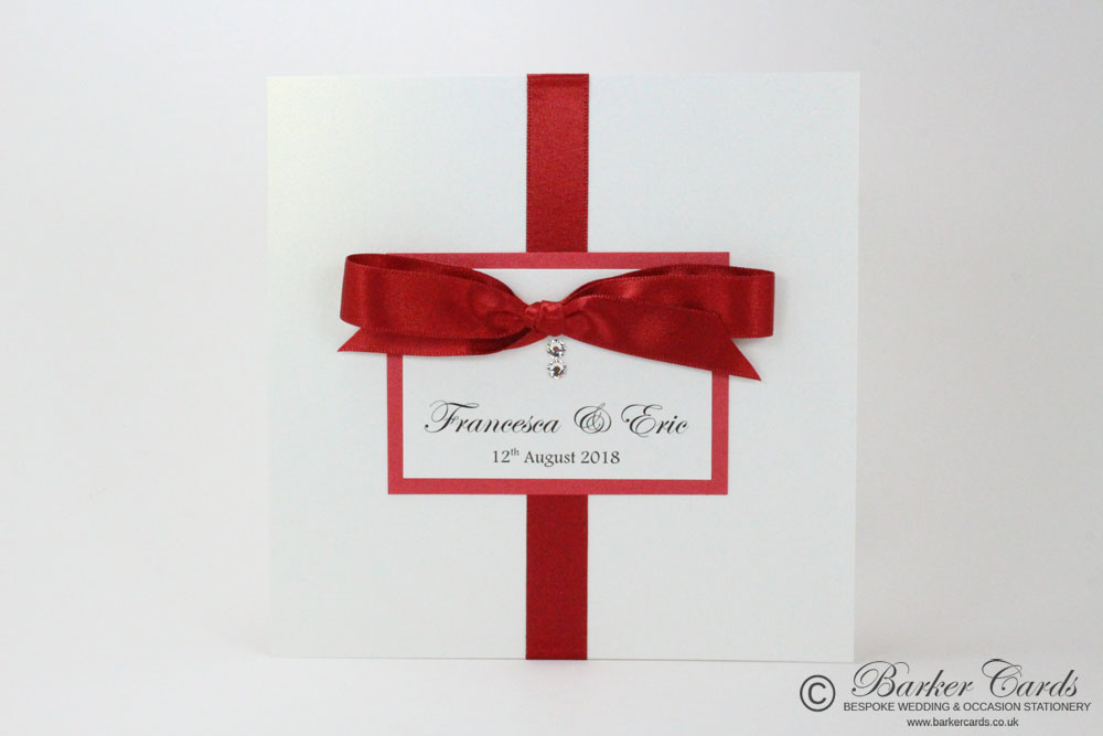 Red And White Printable Wedding Invitations And Stationery
